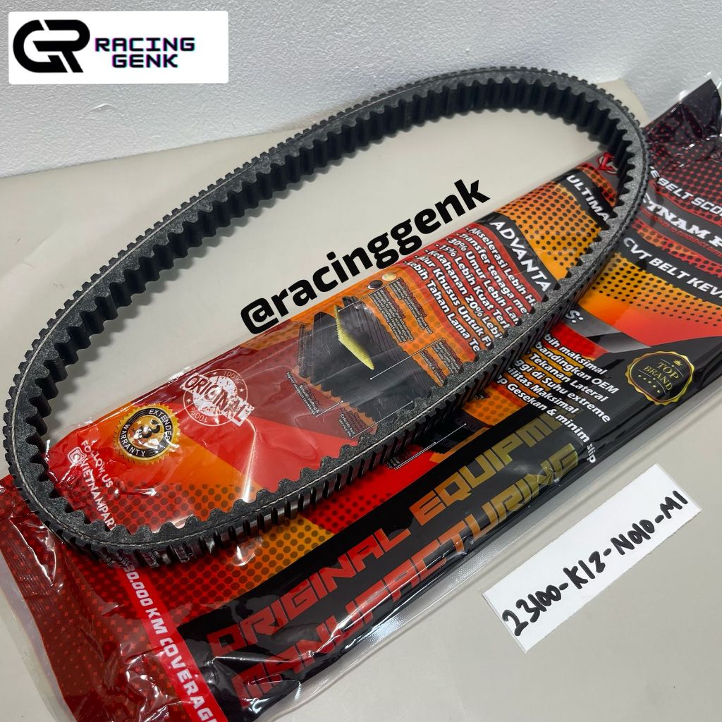 PANCA MOTOR VIETNAM RACING VANBELT V-Belt K1Z ORIGINAL HONDA PCX 160 ...