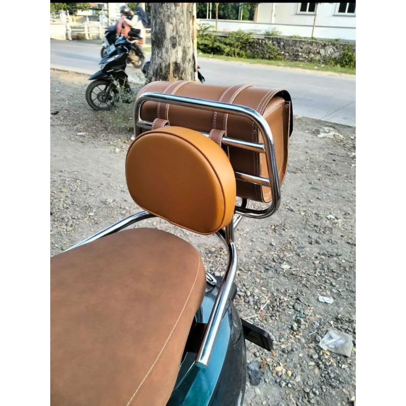 Backrack / Back Rack Rear Backrest Honda Stylo Scoopy Genio & Yamaha ...
