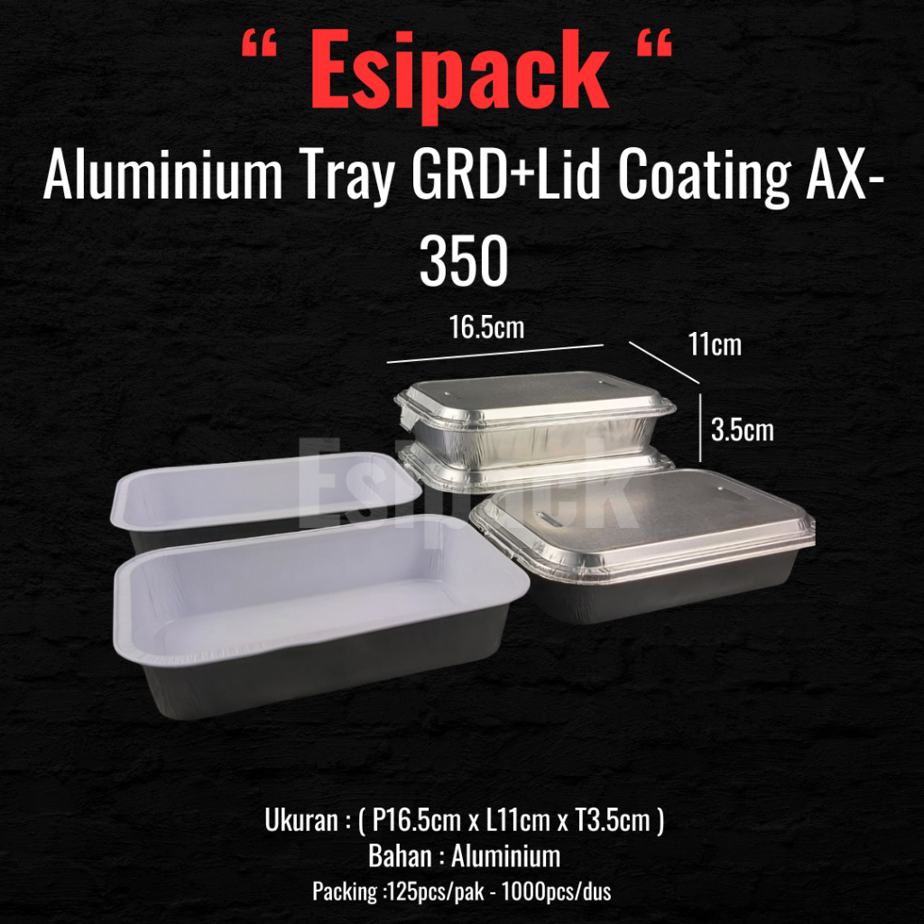Aluminum Tray AX350 Box Garuda Lunch Box (5pcs) | Shopee Malaysia