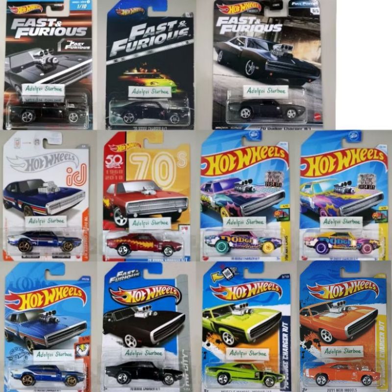 Hotwheels hot wheels '70 dodge charger RT R/T ID edition muscle mania ...