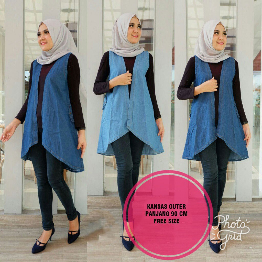 NOBI LONG OUTER AND KANSAS BASIC OUTER JEANS VEST LATEST PREMIUM RECENT ...