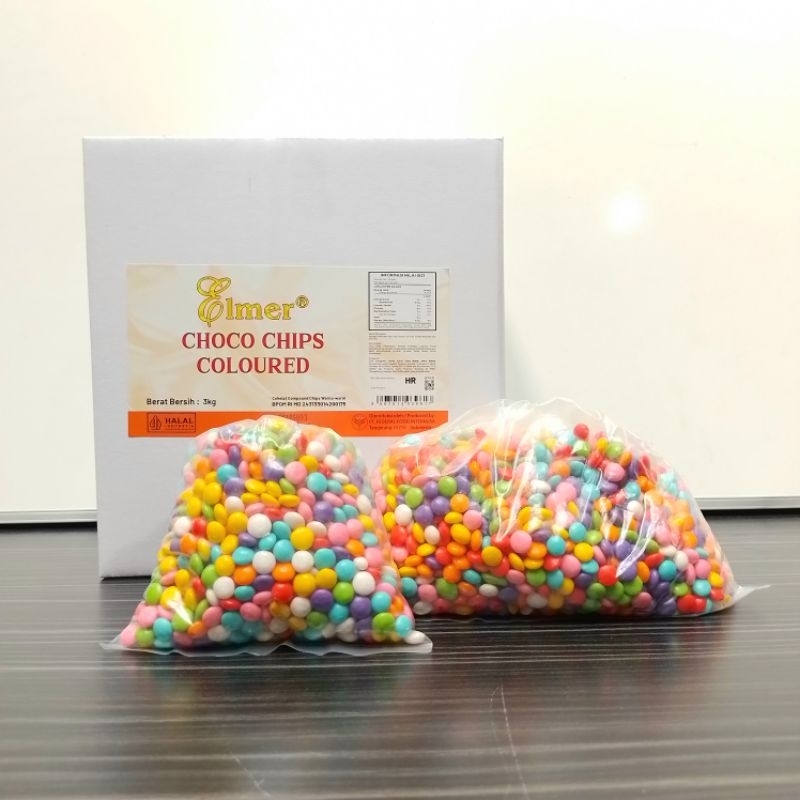 Chocochips Rainbow Elmer Repack | 1kg | 500gr | [ Original ] | Shopee ...