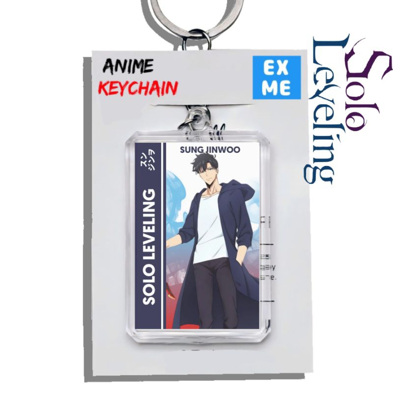 GANTUNGAN Solo Leveling Keychain - Solo Leveling Keychain - Anime Ganci ...