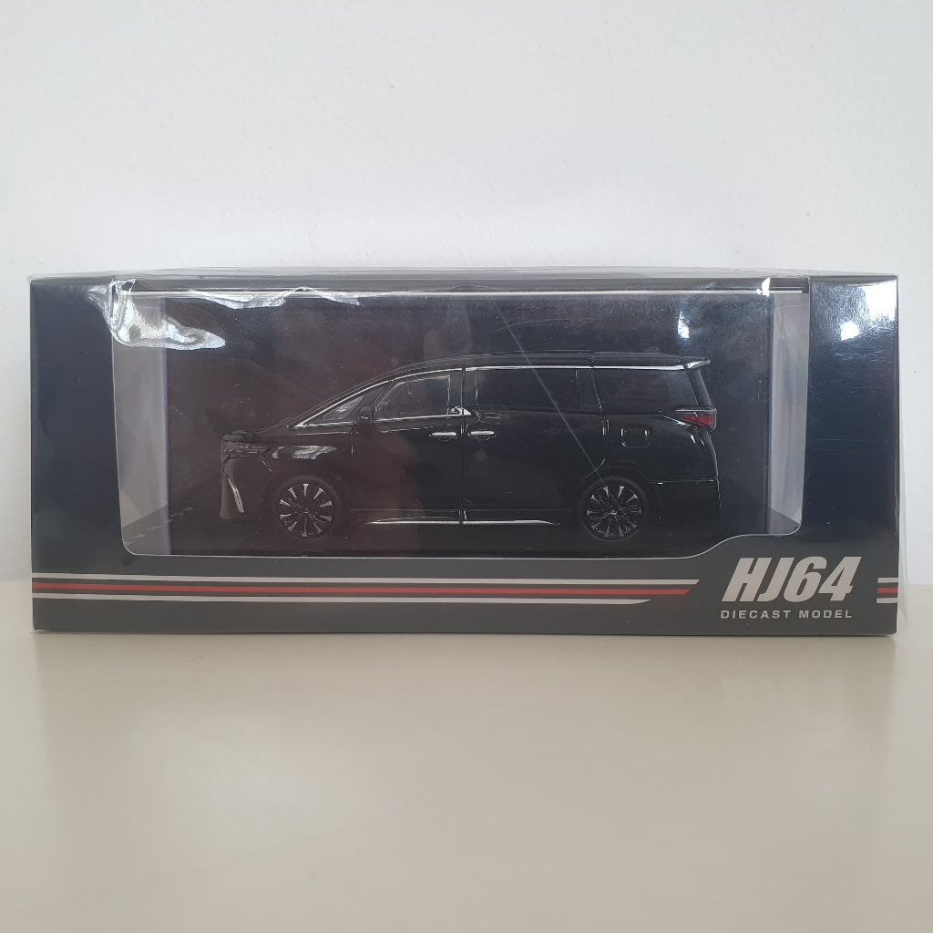 HITAM Hobby Japan Toyota New Alphard 1/64 (Executive Lounge, Black ...