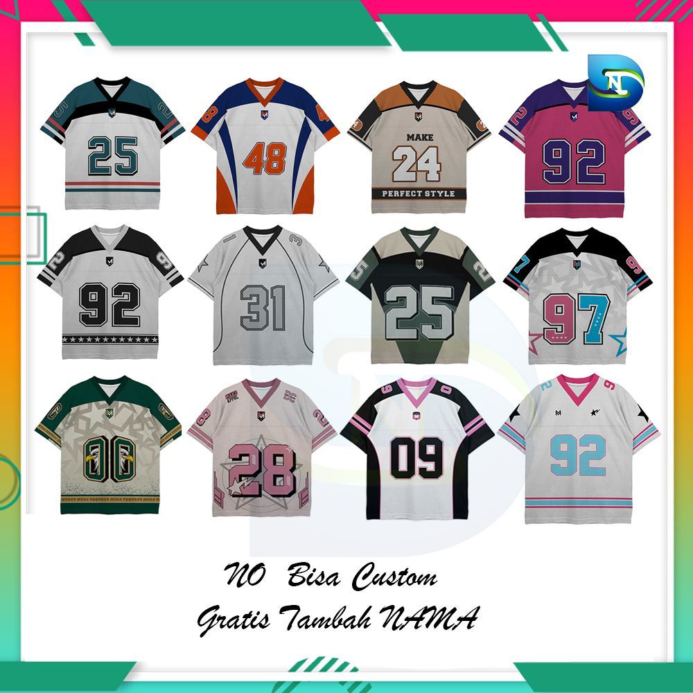 Custom Streetwear Jersey / Oversize Boxy Fit Retro Unisex Vintage ...