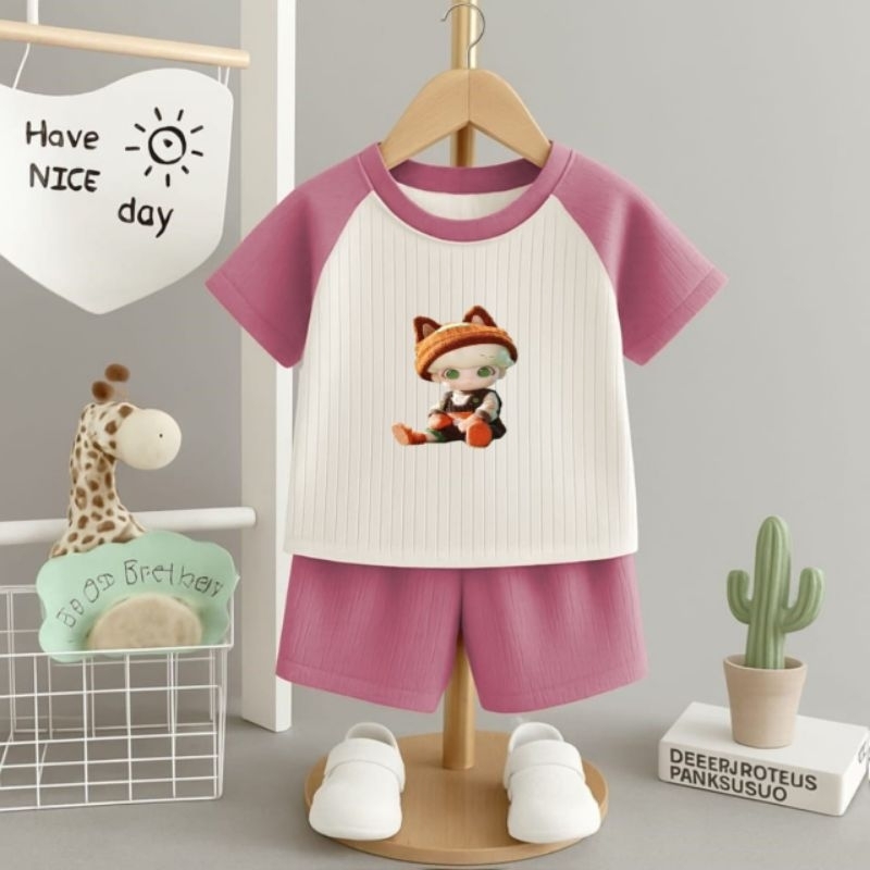 HELLO KITTY CARGO GIRLS SET KNIT MATERIAL FOR AGES 1-10 YEARS | Shopee ...