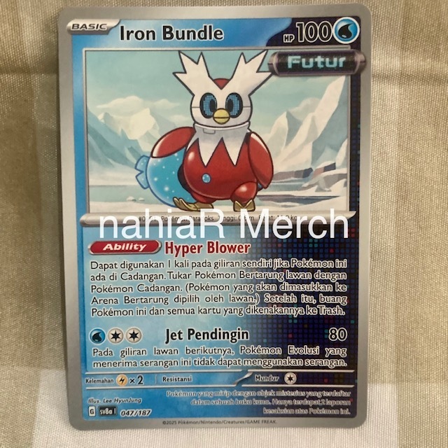 Pokemon TCG Indonesia Iron Bundle sv8a 047/187 Terastal Festival ex | Shopee Malaysia