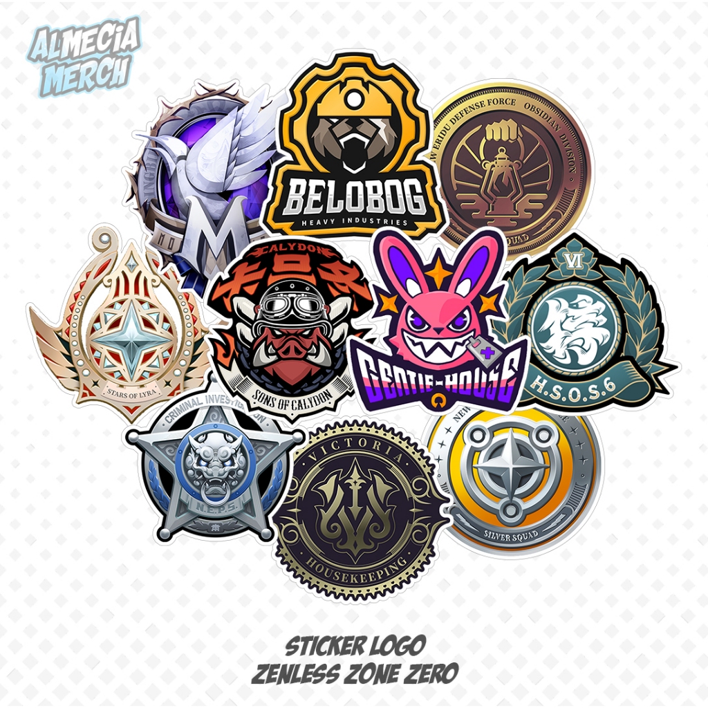 Zenless Zone Zero Logo Sticker / ZZZ Factions Sticker / Zenless HP ...