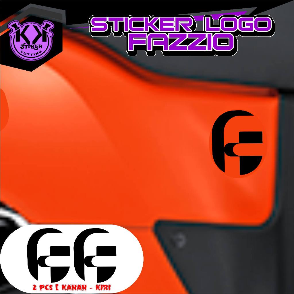 CUTTING STICKER/FRAZ LOGO STICKER/FZIO BOTTOM SEAT STICKER/FAZZIO ...