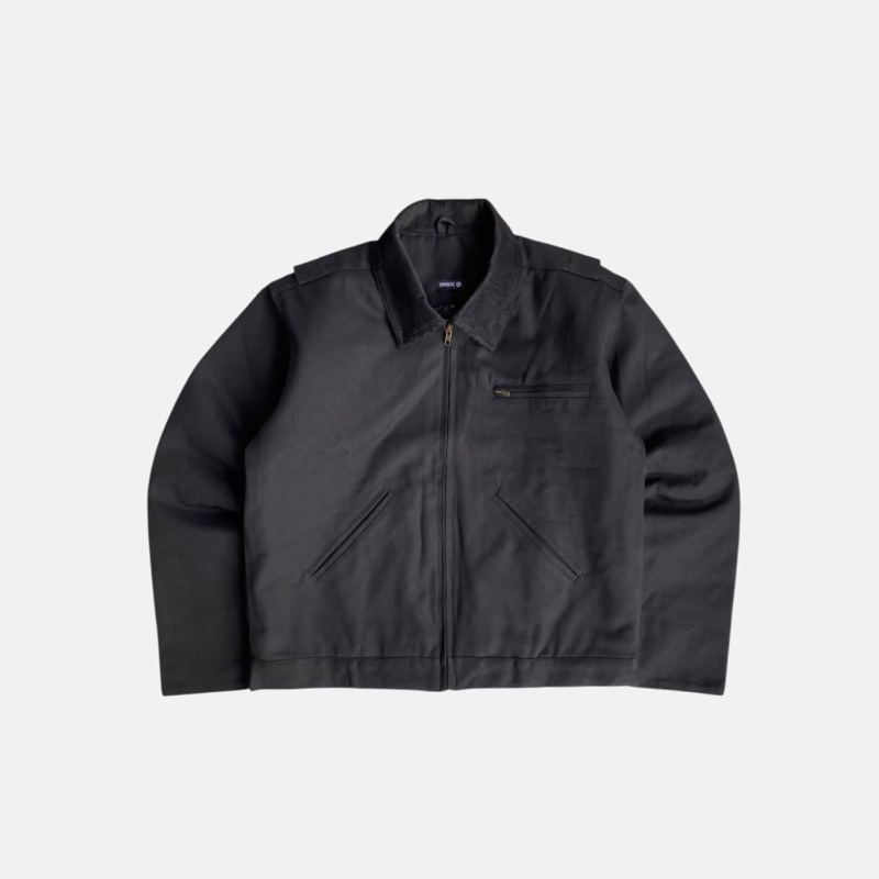 Timbre Work Jacket Quilted Surprise Drop Black | Shopee Malaysia