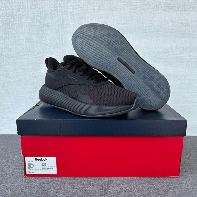 HITAM REEBOK DMX COMFORT Shoes + Original Official MAP Black | Shopee ...