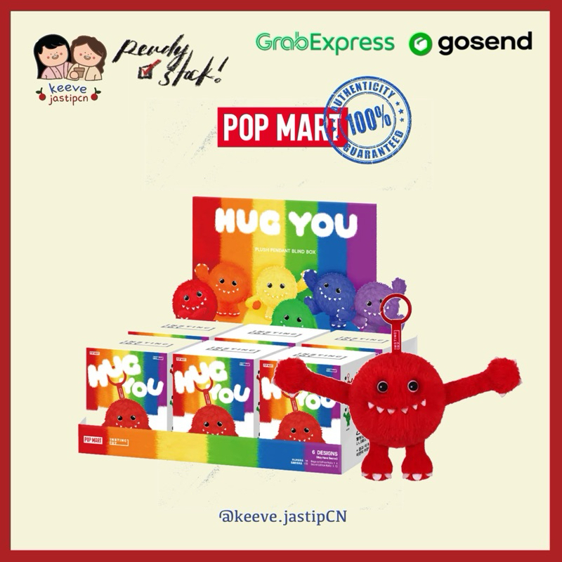 POPMART INSTINCTOY HUG YOU SERIES-Plush Pendant Blind Box | Shopee Malaysia