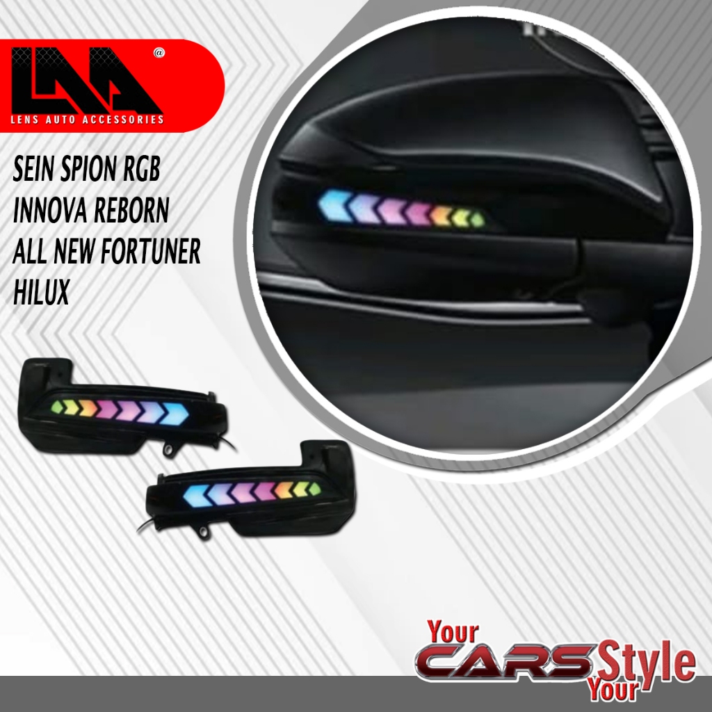 INNOVA REBORN INNOVA ZENIX ALL NEW FORTUNER NEW HILUX RGB rearview ...