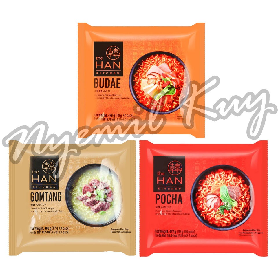 The Han Kitchen Ramyun Noodle - Korean Instant Noodles - Korean The Han ...