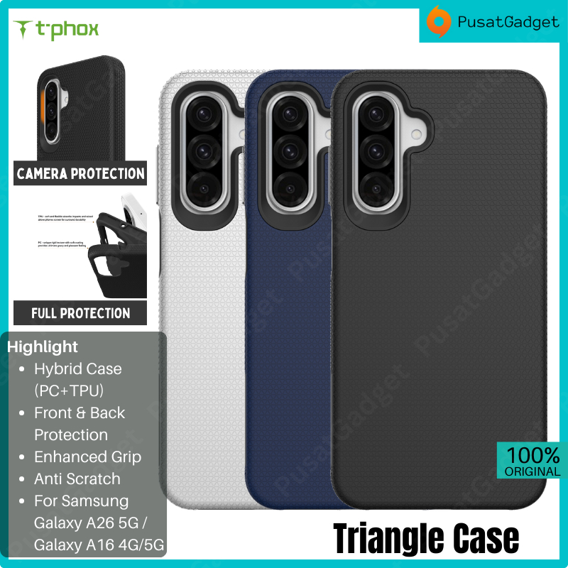 Case Samsung Galaxy A26 / A16 (4G/5G) T-PHOX Triangle Hybrid Casing ...
