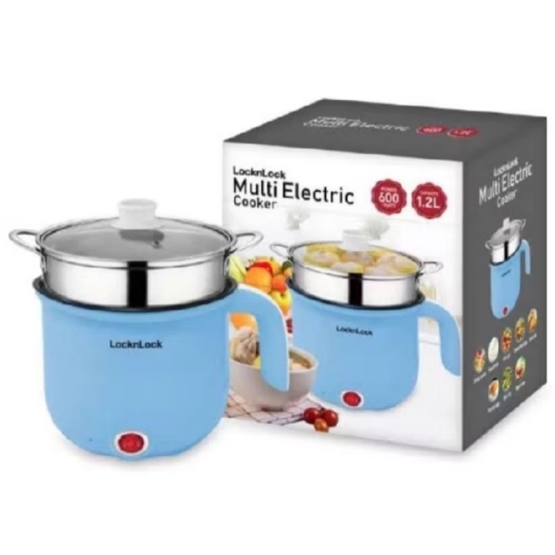 Locknlock Multi electric cooker 1.2L // Locknlock Multi-purpose pan | Shopee Malaysia