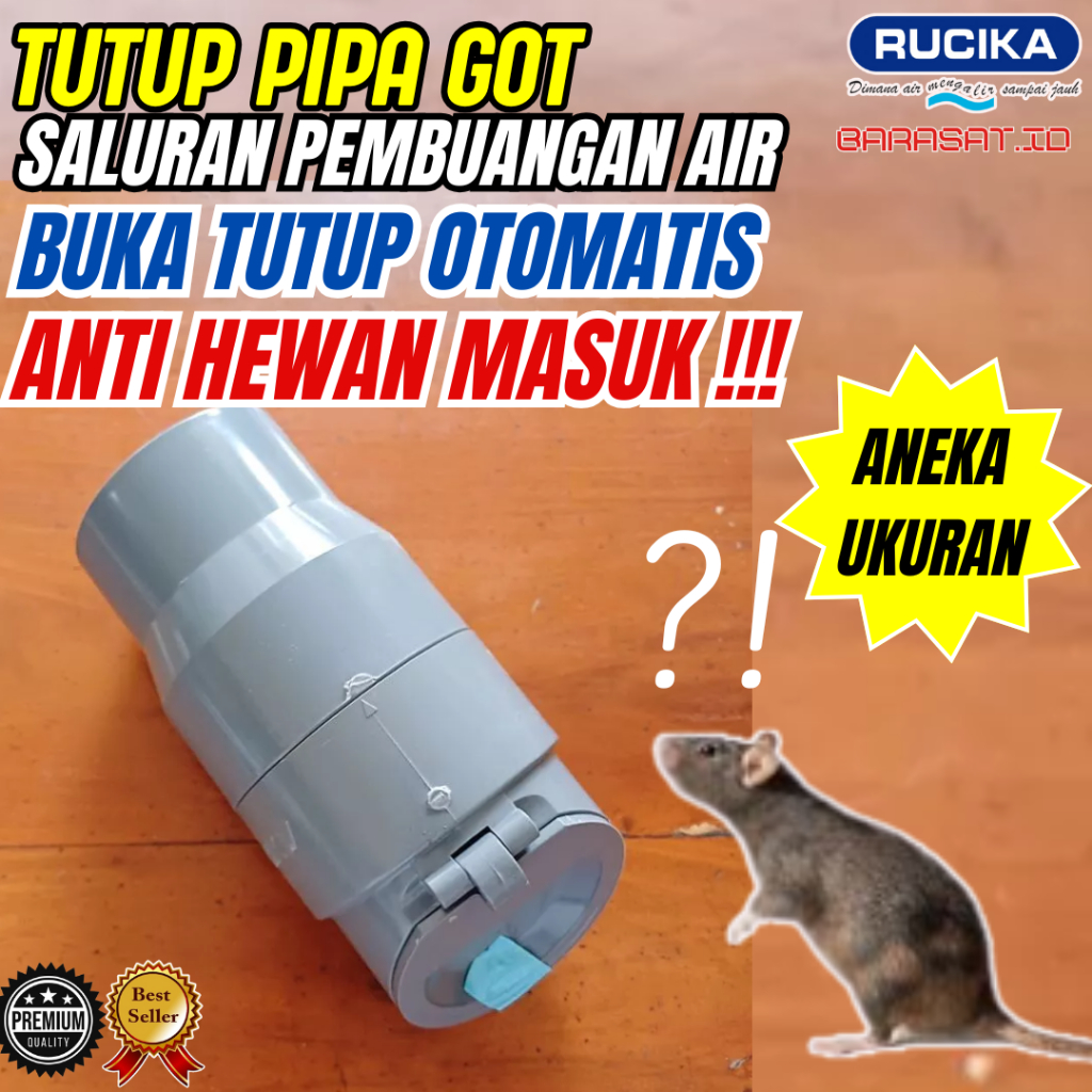 Anti-Rat Paralon Gutter Valve Prevents Animals from Entering the Drain ...