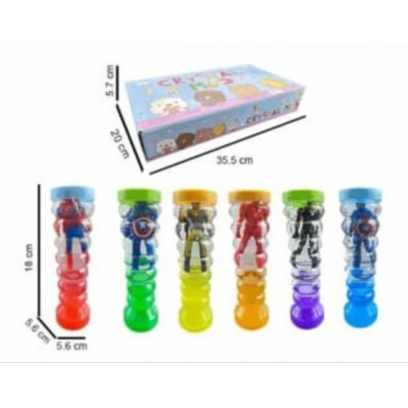 Crystal Mud Children's Slime Toy / Avenger Superhero Character Slime ...