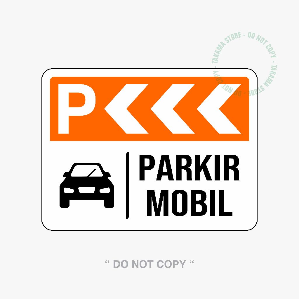 Aluminum car parking plate signs 30cm x 40cm | Shopee Malaysia
