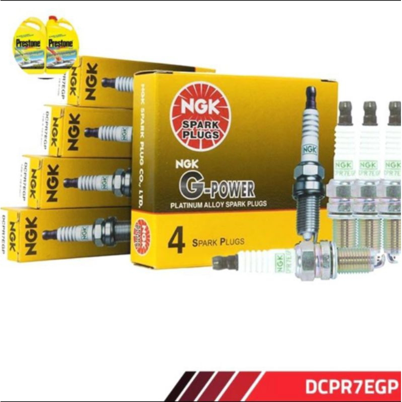 NGK DCPR7EGP Platinum Spark Plugs Avanza VVTI, Grandmax, Ertiga, Luxio ...