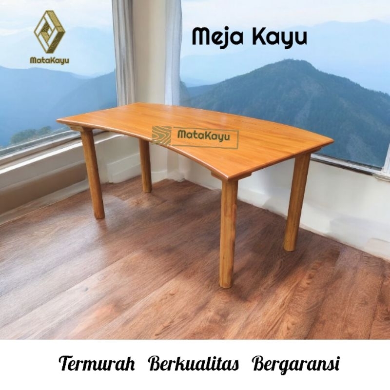 KAYU Wooden table minimalist work table MJ-11 wooden table study table ...
