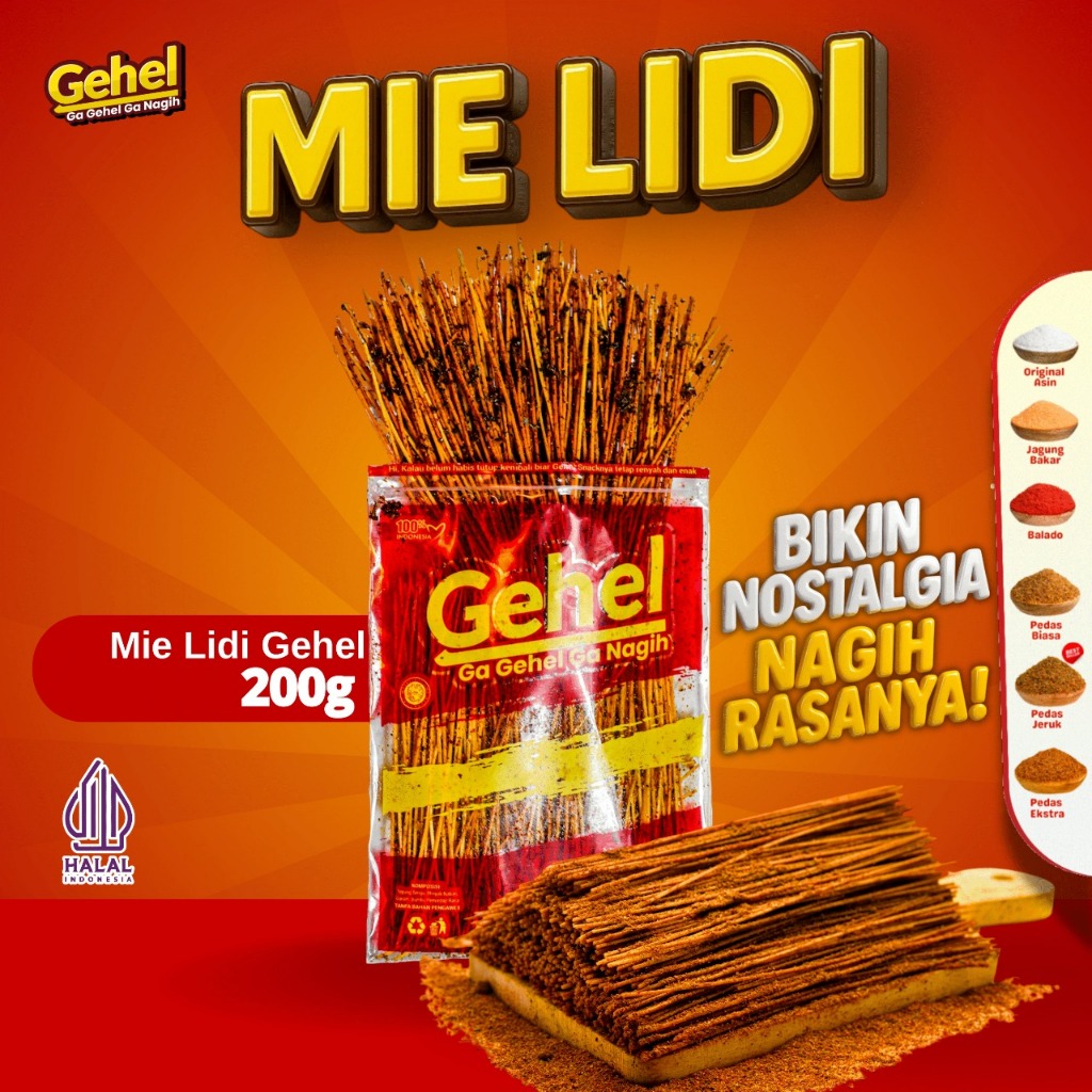 Gehel Mie Sticks 200gr - Snacks (Wholesale) | Shopee Malaysia
