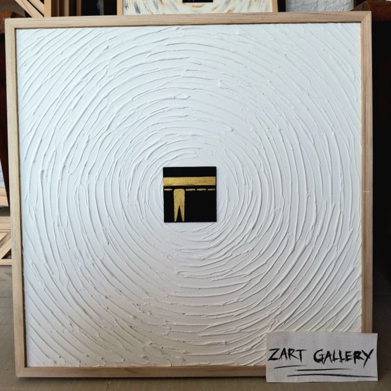 50x50 Kaaba texture painting, wall decoration display, Islamic painting ...