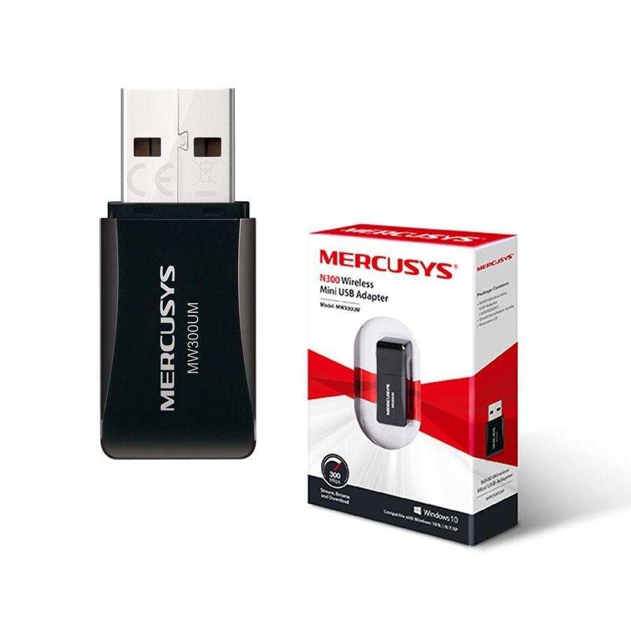 MERCUSYS MW300UM N300 Wireless Mini USB Adapter | Shopee Malaysia