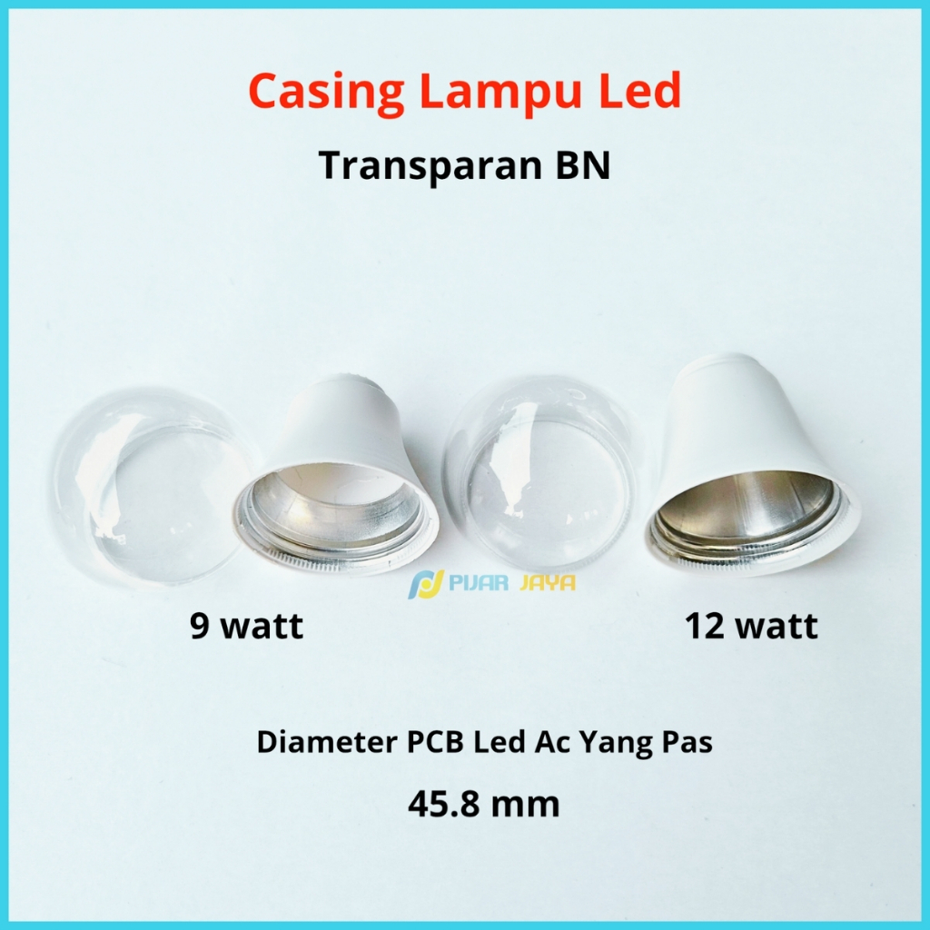 9 12 Watt Transparent LED Light Case Clear Cover LED Housing | Shopee ...