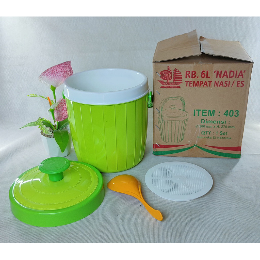 RICE BUCKET 6L NADIA Ready | Shopee Malaysia