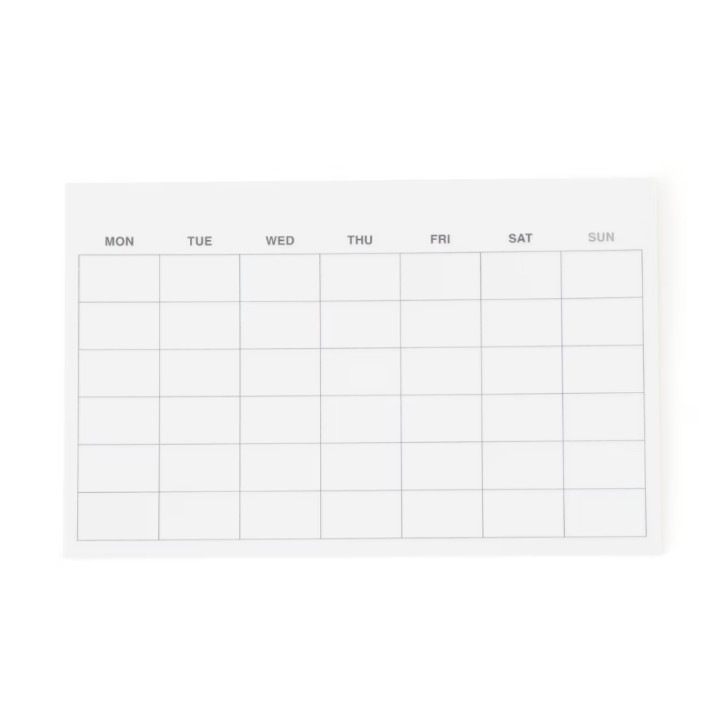 Muji Monthly Sticky Note 13 Sheets Planner Monthly Page Marker Original ...