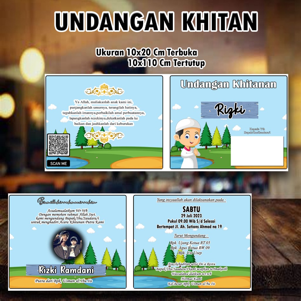 Circumcision Invitations (30 PCS) Simple Modern Circumcision ...