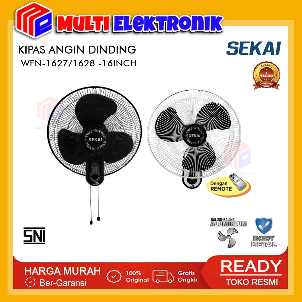 SEKAI Tornado Wall Fan Tornado Wall Fan 16 Inch WFN-1627 Taifun / WFN-1627 RC / WFN-1628 R ...