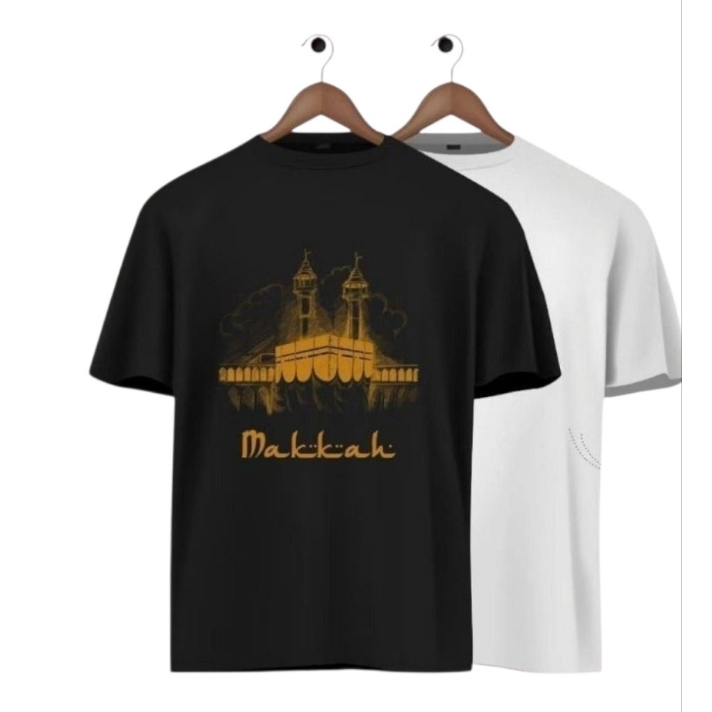 T-shirts by saudi Arabia HAKI MAKKAH GOLD souvenir clothes | Shopee ...