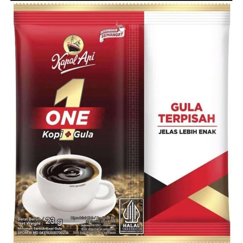 Kapal Api ONE COFFEE (Separate Sugar) | Shopee Malaysia