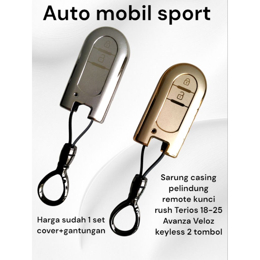 PREMIUM REMOTE NEW RUSH TERIOS AGYA AYLA VELOZ KEYLESS 2TOMBOL KEY ...