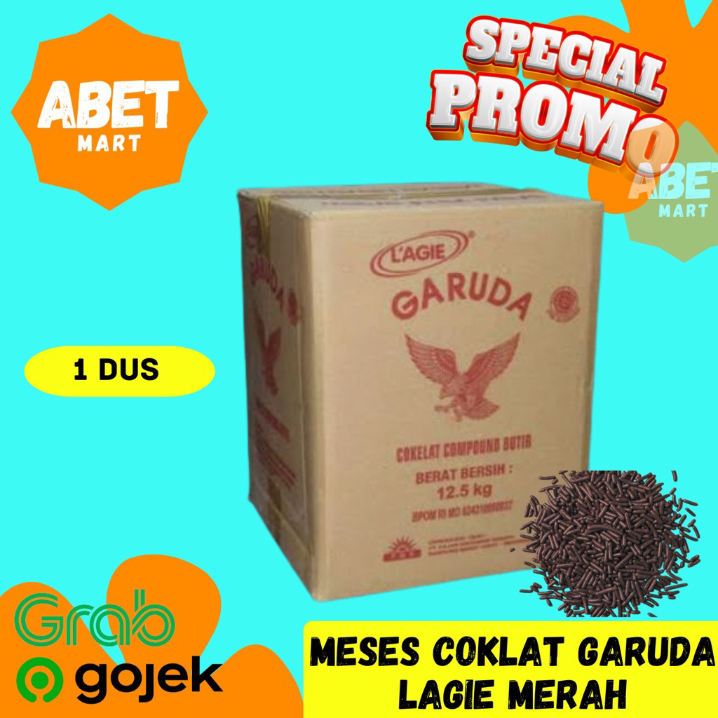MERAH Garuda Meses Chocolate 1 Box 12,5Kg - 12.5 kg Meises Chocolate ...