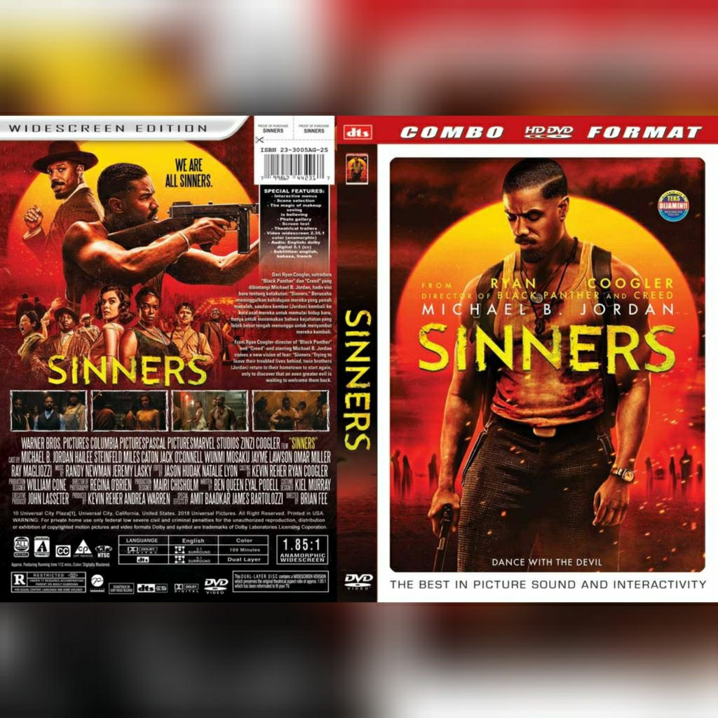 DVD Sinners 2025(Michael B Jordan) | Shopee Malaysia