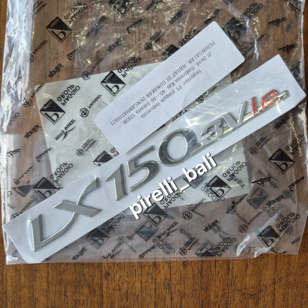 Original LX 150 3V ie Sticker Vespa Emblem Sticker | Shopee Malaysia