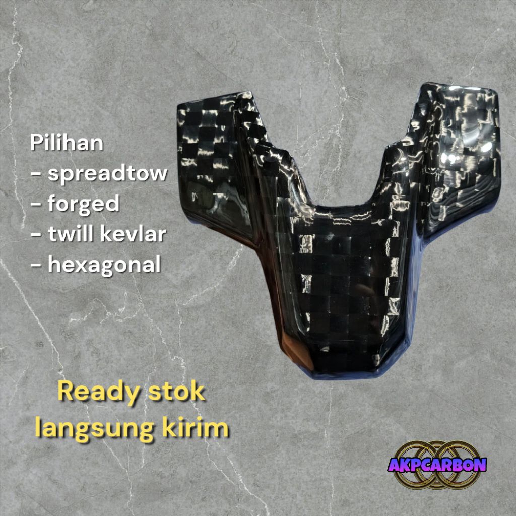 Original Dukan Old Rear Fender Upper vario Carbon | Shopee Malaysia