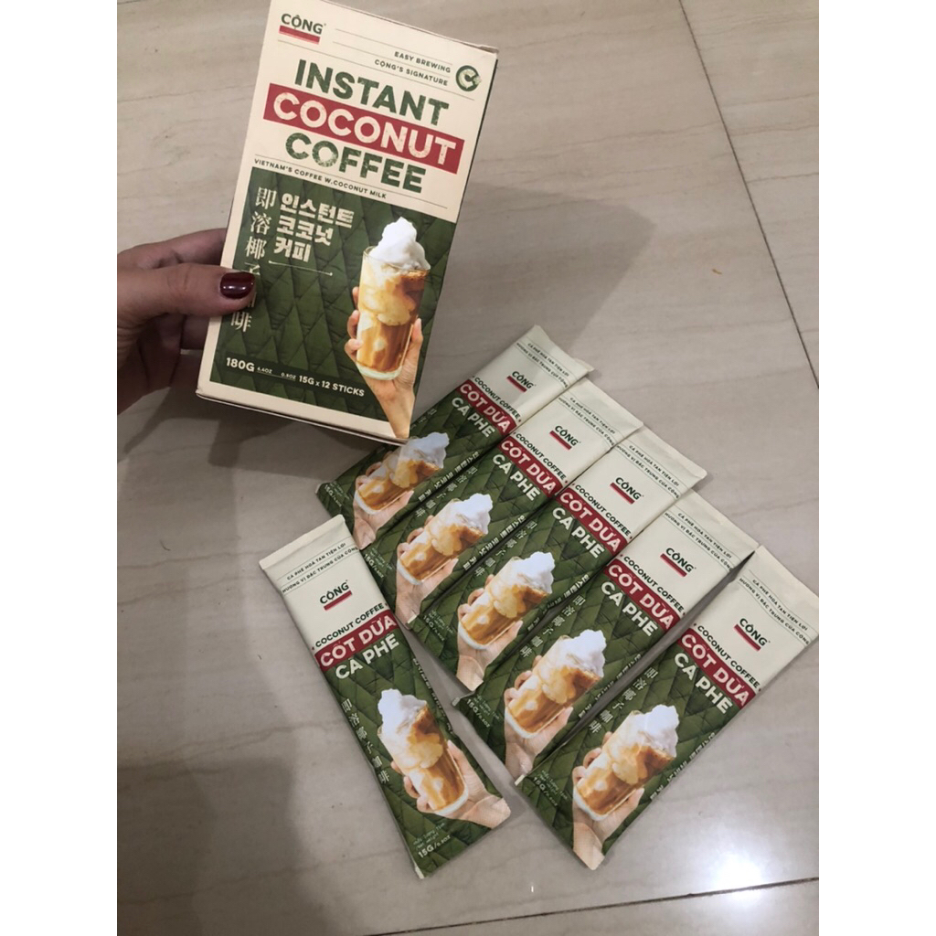 (PER STICK) Instant Coconut Coffee by Cong Ca Phe | Viral Vietnam ...