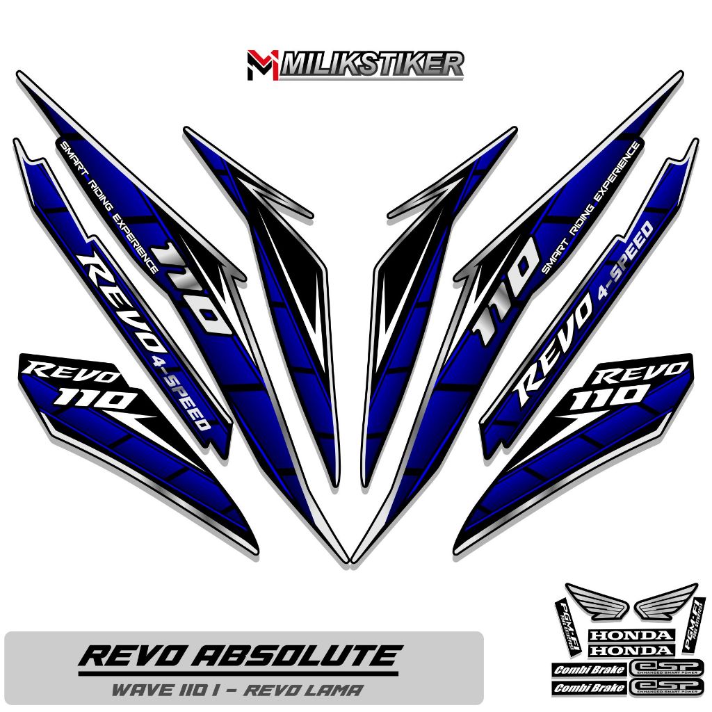 STRIPING ABSOLUTE REVO 110 CW MOTIF 017/STICKER ABSOLUTE REVO 110 ...