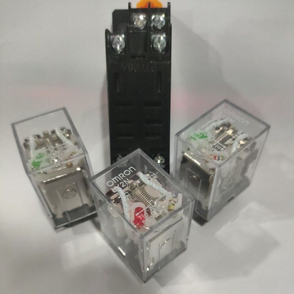 Relay LY2N LY2-N 8pin foot 220vac 24vdc 12vdc socket ptf08a | Shopee Malaysia