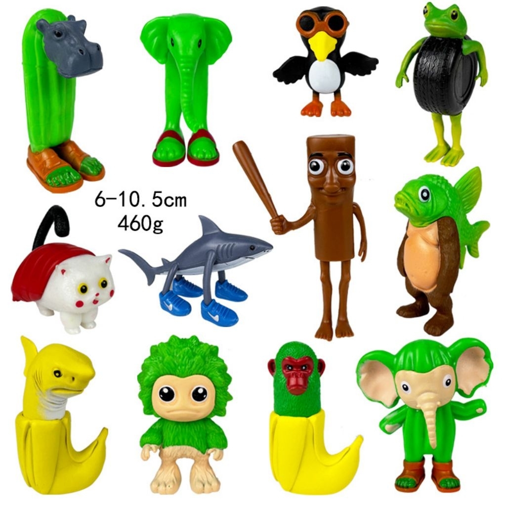 BRAINROT ANOMALI Action Figure set Miniature Cake Topper Display Toy ...