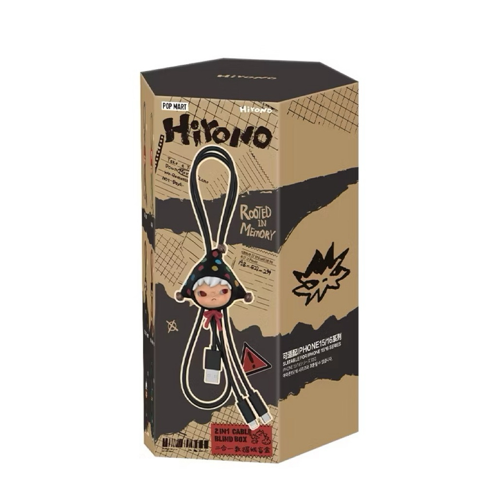 Pop Mart Hirono Echo Cable 2in1 Blindbox ORIGINAL | Shopee Malaysia