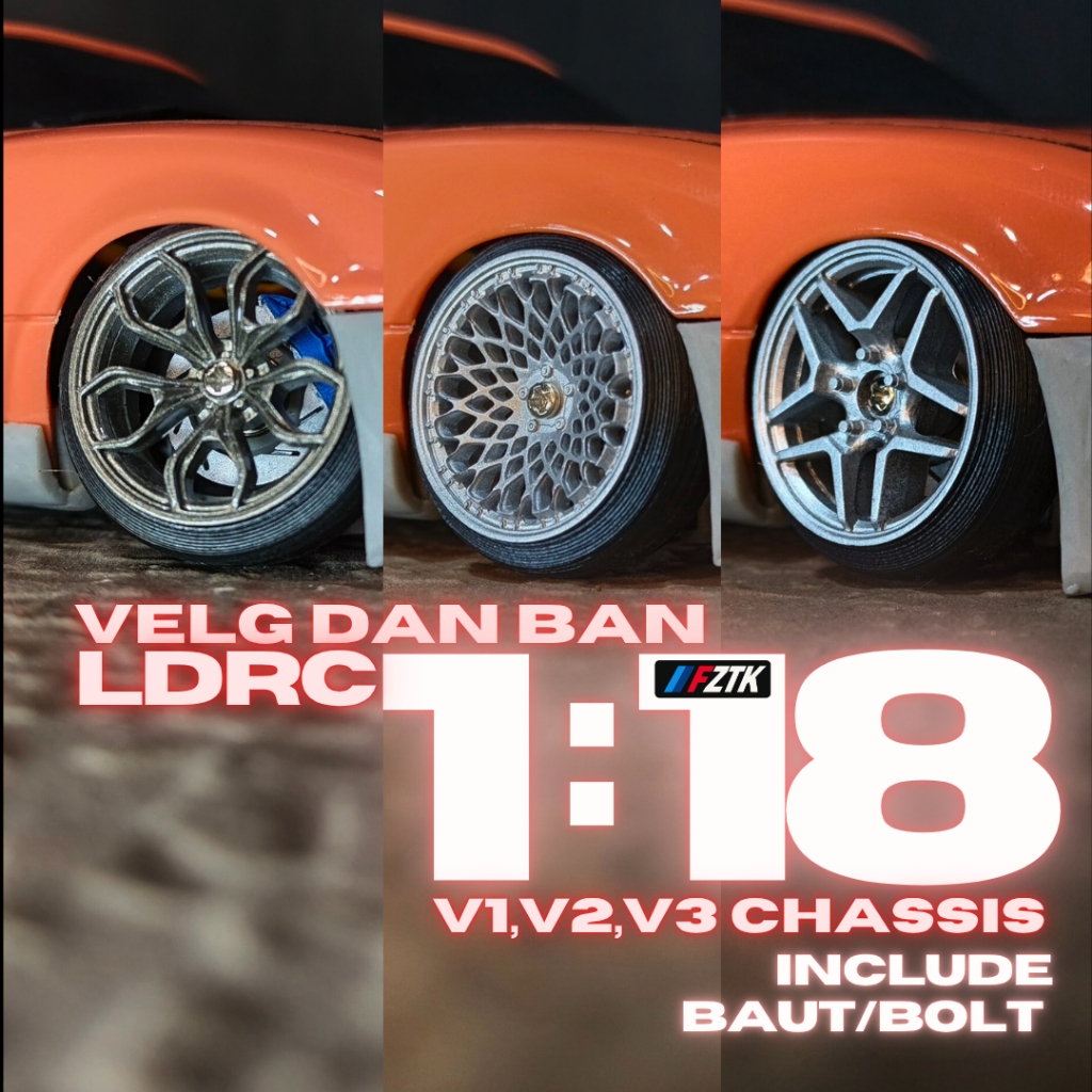 VELG LDRC 1:18 MIATA RX7 NSX R34 ALL CHASSIS VIP style by FZTK | Shopee ...