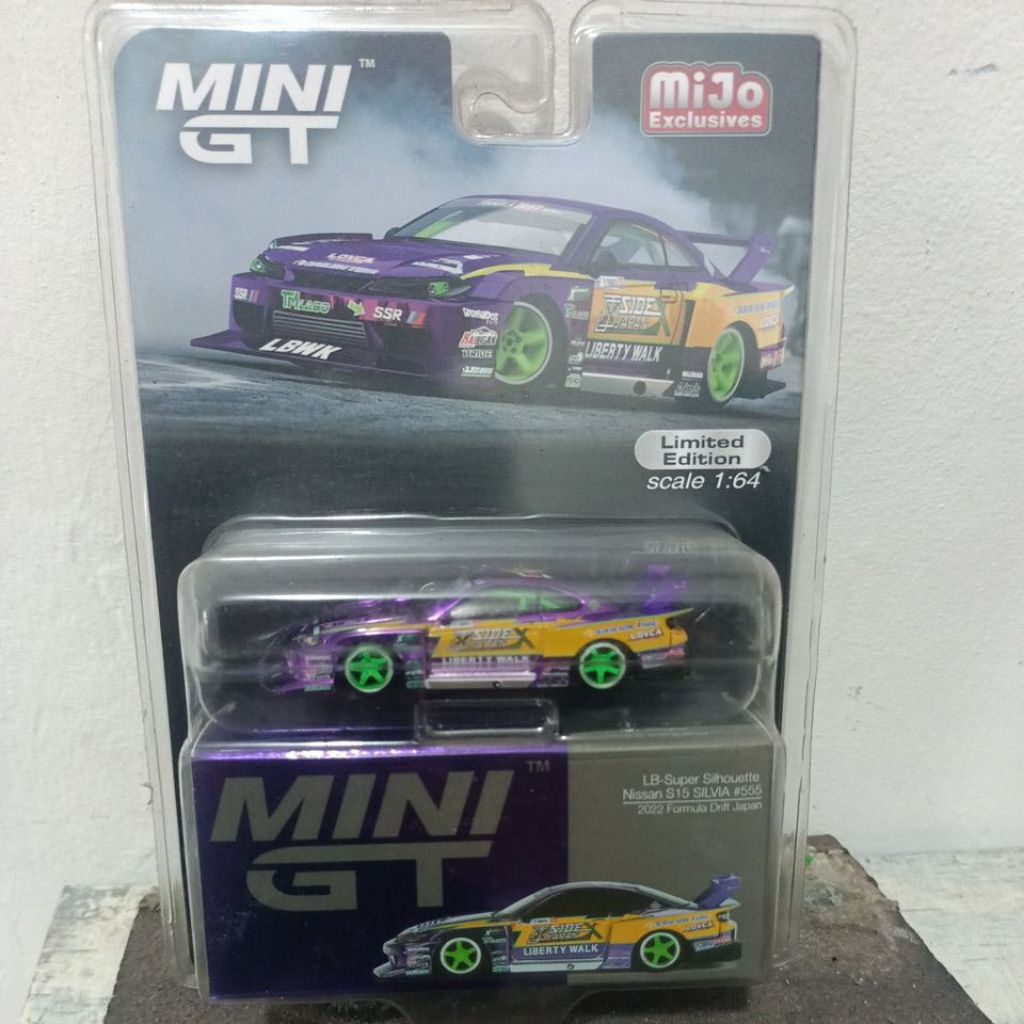 Mini GT 576 LB-Super Silhouette Nissan S15 SILVIA 555 2022 Japan Drift ...