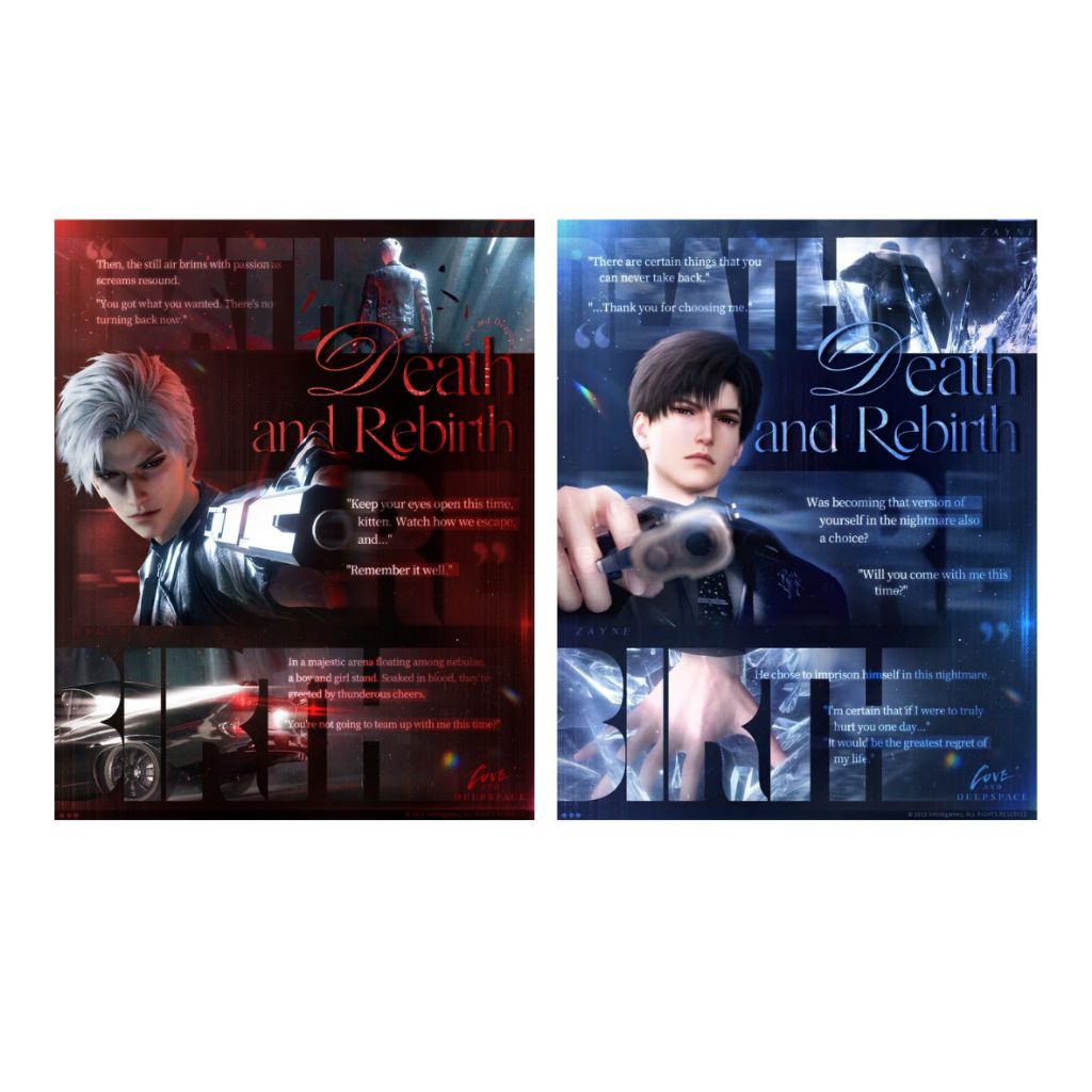 Walldecor Love And Deepspace Death And Rebirth Poster Mini Love And ...