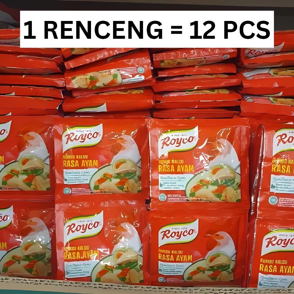 (1 Plan = 12 PCS) Royco chicken beef broth sachet flavoring seasoning 9 ...