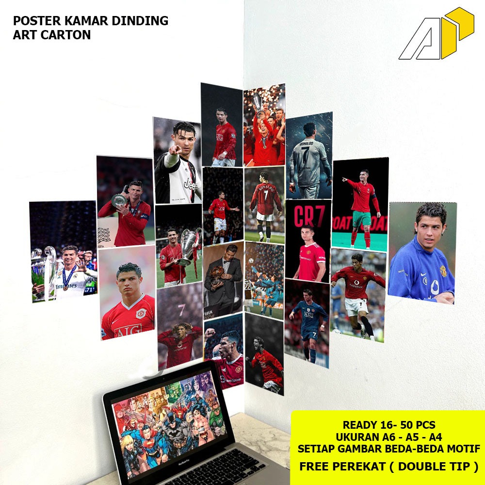 Cristiano Ronaldo Room Wall Poster / CR7 Poster / Wall Decoration ...